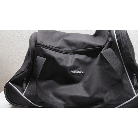 Samsonite | Bags | Samsonite Black With Gray Trim 2 Wheeled Rolling ...